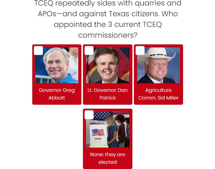 Elected Officials Quiz - 2022 Election - Texas Hill Country